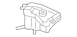 Genuine OEM Ford Part - Tank Assembly Radiator Overflow DP5Z-8A080-A ...