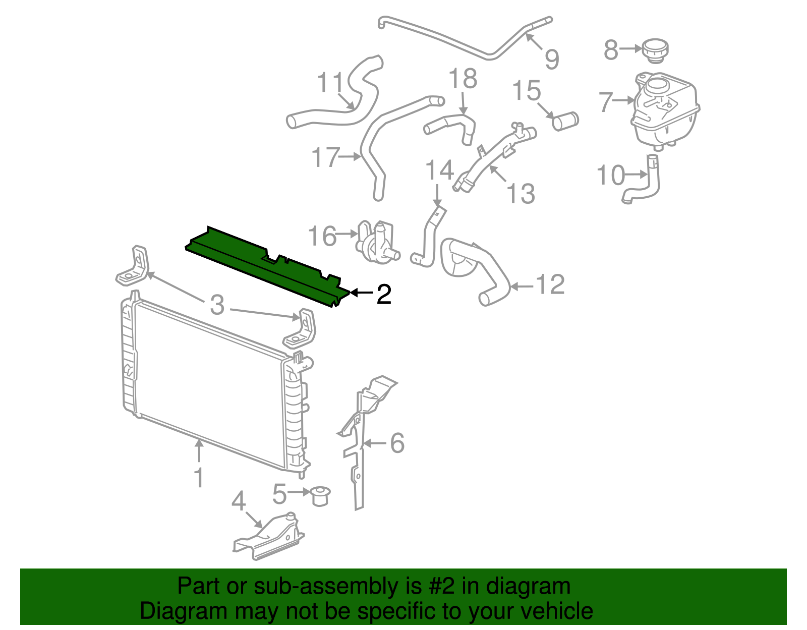 GM 25837247 Intake Air Splash Shield | Genuine GM & AC Delco OEM Parts ...