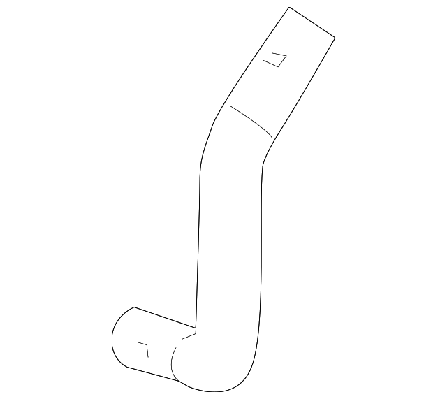 2008-2012 GM Radiator Inlet Hose 25822191 | Chevy Parts Pros