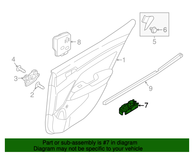 2017-2020 Hyundai Elantra Window Switch 93575-F2100-4X | OEM Parts Online