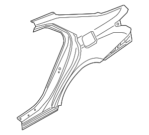 2017-2019 Genesis G90 Panel Assembly Quarter Outer Left-hand 71503 ...