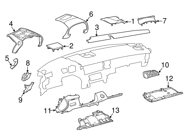 2018-2021 Lexus Lower Cover 55606-11010 | OEM Parts Online