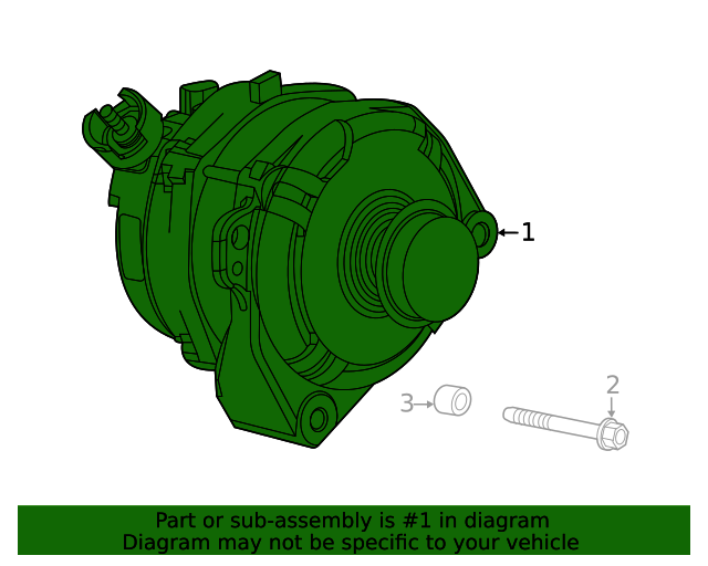 2020-2023 GM F (S)Generator (Replaced by Part Number 84677779) 85563635 ...