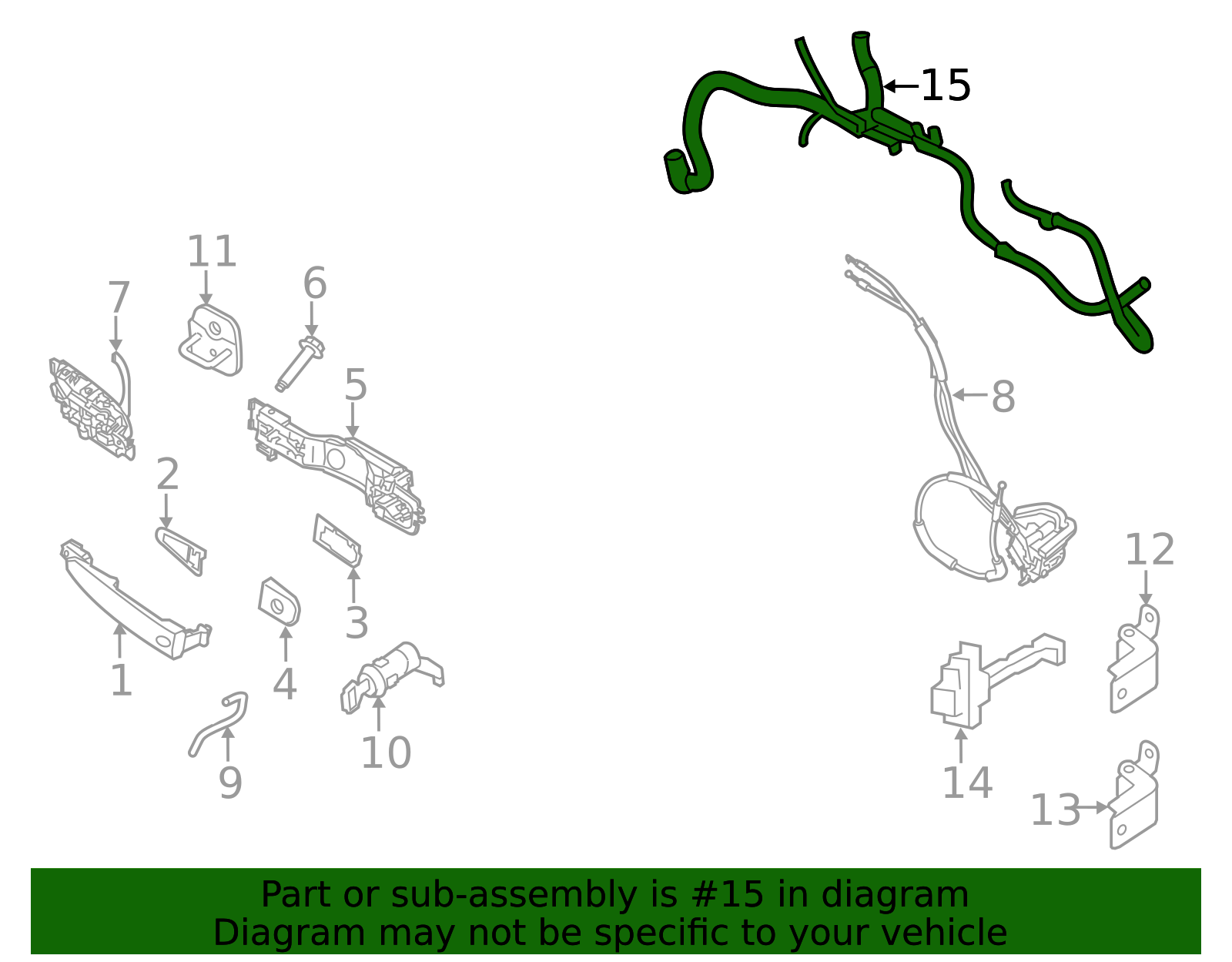 24125-4AF1B - Door Wiring Harness 2017-2018 Nissan Sentra | AutoNation ...