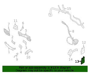 82420-4P00A - Hinge Assembly 2000-2022 Nissan | Nissan Parts ...