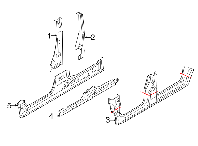 19317642 GM Driver Side Rocker Outer Panel | GM Parts Store