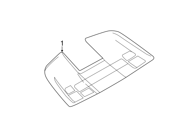991-613-423-10-1E0 - Overhead Console 2017-2024 Porsche ...