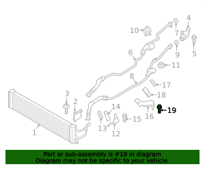 7119907573 - 2019-2025 BMW Center Bracket Bolt (07-11-9-907-573) | BMW ...