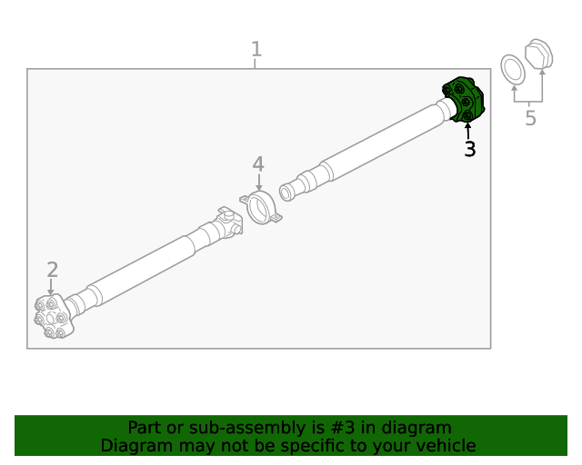 26117610372 - 2011-2024 BMW Universal Joints (26-11-7-610-372) | BMW of ...
