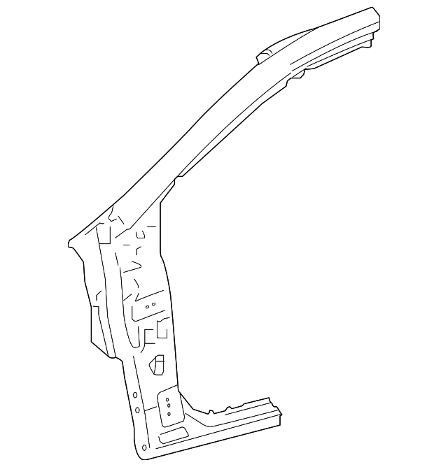 2020-2023 Toyota Corolla Body A-Pillar 61132-12850 | Toyota Parts Center