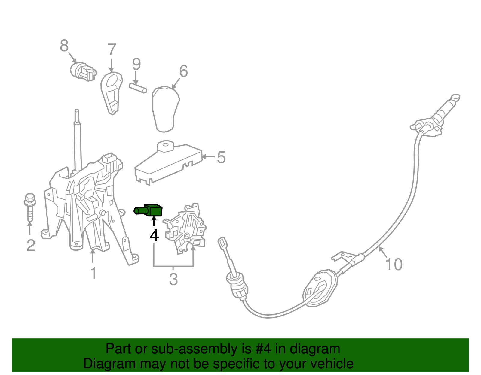 39550-T5A-951 - Shift Interlock Solenoid 2015-2022 Honda | Honda Parts ...
