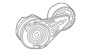 2018-2020 Jeep Serpentine Tensioner 4893759AB | TascaParts.com