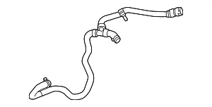 Genuine OEM Reservoir Hose Part# LR032094 Fits 2013-2015 Land Rover LR2 ...