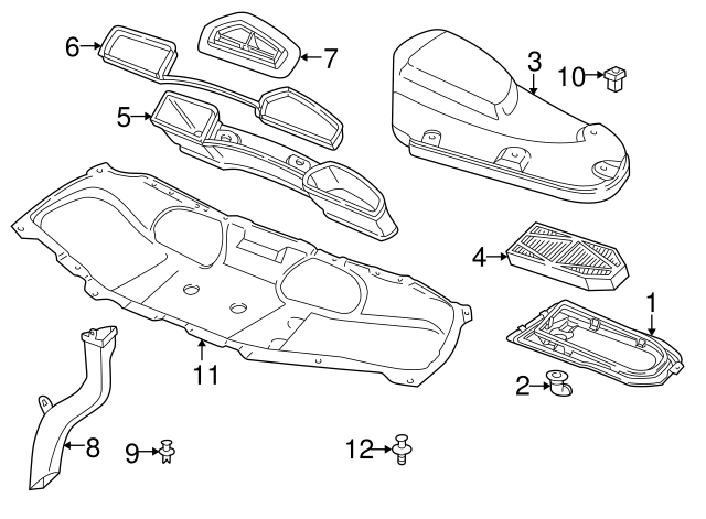 64-11-8-390-380 - Air Duct - 1995-2001 BMW | BMWPartsHub