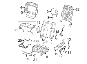 2009-2014 Nissan Maxima Hinge Cover 87666-9N00B | TascaParts.com