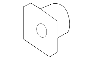 2005-2011 Toyota Tacoma Hood Bumper 53384-04030 | Toyota Parts Center