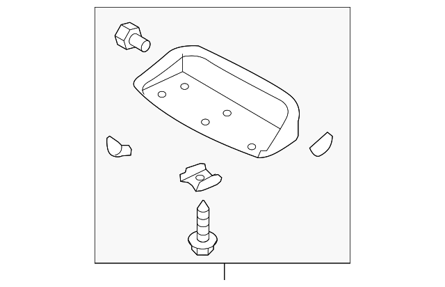 2003-2011 Toyota Hood Scoop 76181-35050-B2 | Toyota Parts Center