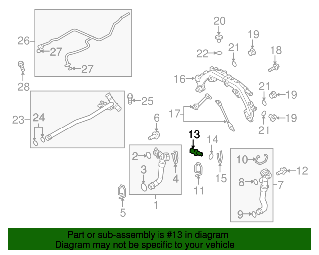 997-606-410-00 - Engine Coolant Temperature Sensor 1997-2016 Porsche ...