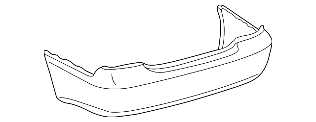 52159-AA903 - Cover Rear Bumper L 2002-2006 Toyota Camry | Longo Toyota ...