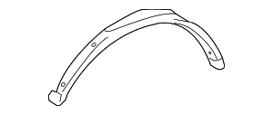 2004-2006 Lexus LS430 Wheel Opening Molding 75871-50050 | OEM Parts Online