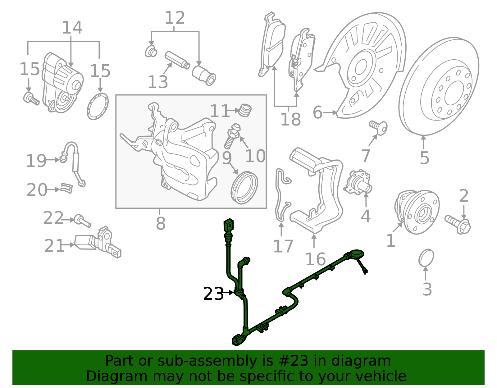 2GA-927-902-H - ABS System Main Harness 2022-2024 Volkswagen Taos ...