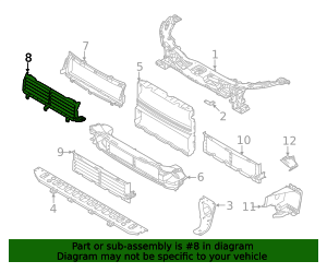 2020-2023 Land Rover Radiator Shutter Assembly LR135376 | OEM Parts Online