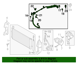2018-2019 Hyundai Sonata Hose & Tube Assembly 97775-E6500 | Hyundai ...