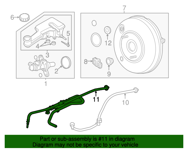 2013-2020 Ford Fusion OEM Vacuum Tube DS7Z-9C490-AC | Ford Parts Center