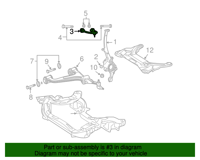 211-330-57-07 - Upper Control Arm - 2004-2009 Mercedes-Benz | World ...