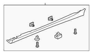 87752-2T000 - Rocker Molding 2011-2013 Kia Optima | Kia.Parts Store