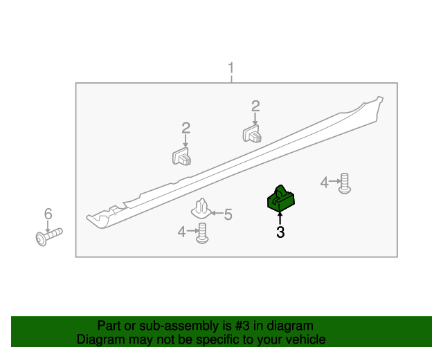 87758-37000 - Rocker Molding Grommet 2003-2019 Kia | Kia.Parts Store
