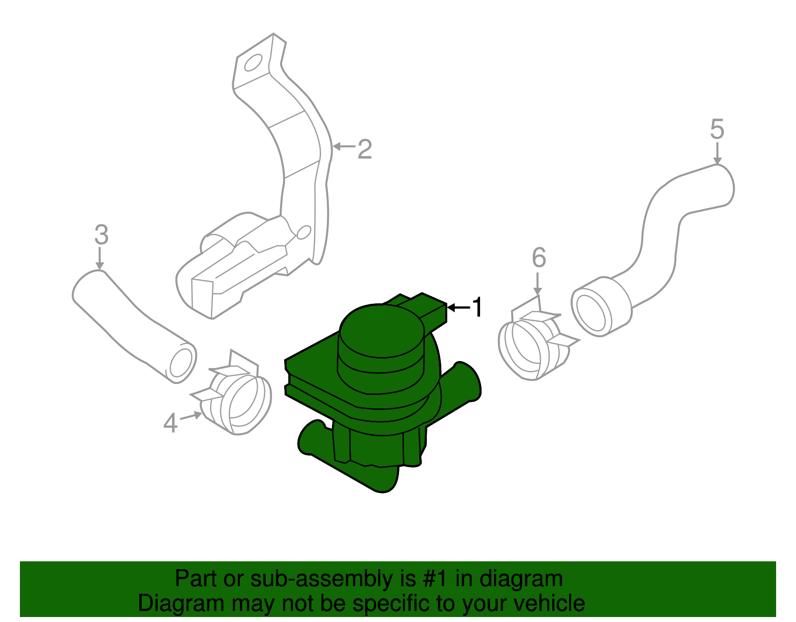 2012-2015 Audi Auxiliary Pump 06E-121-601-C | Audi OEM Parts Guy