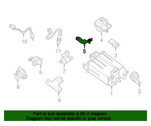 2013-2024 Nissan Vapor Filter Bracket 14953-3TA1A | TascaParts.com