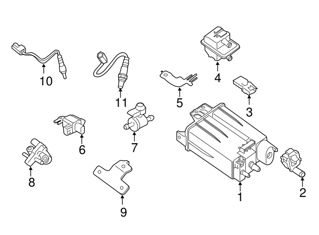 2014-2023 Nissan Purge Valve 14930-JA10E | OEM Parts Online