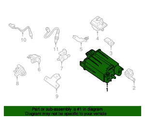14950-4RA0A - Vapor Canister 2018-2023 Nissan | Nissan Parts ...
