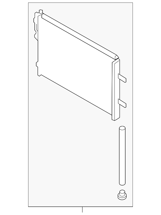 97606-1R000 - Condenser 2012-2013 Kia Rio | Kia.Parts Store