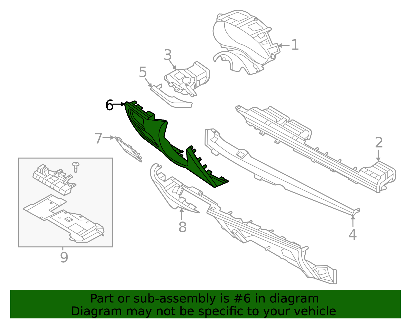 2021-2024 Genesis G80 Panel Assembly Lower Crash Pad Left-hand 84750 ...