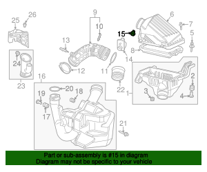 17229-RAA-A00 - Joint Air Hose - 2003-2007 Honda Accord | Genuine Honda ...