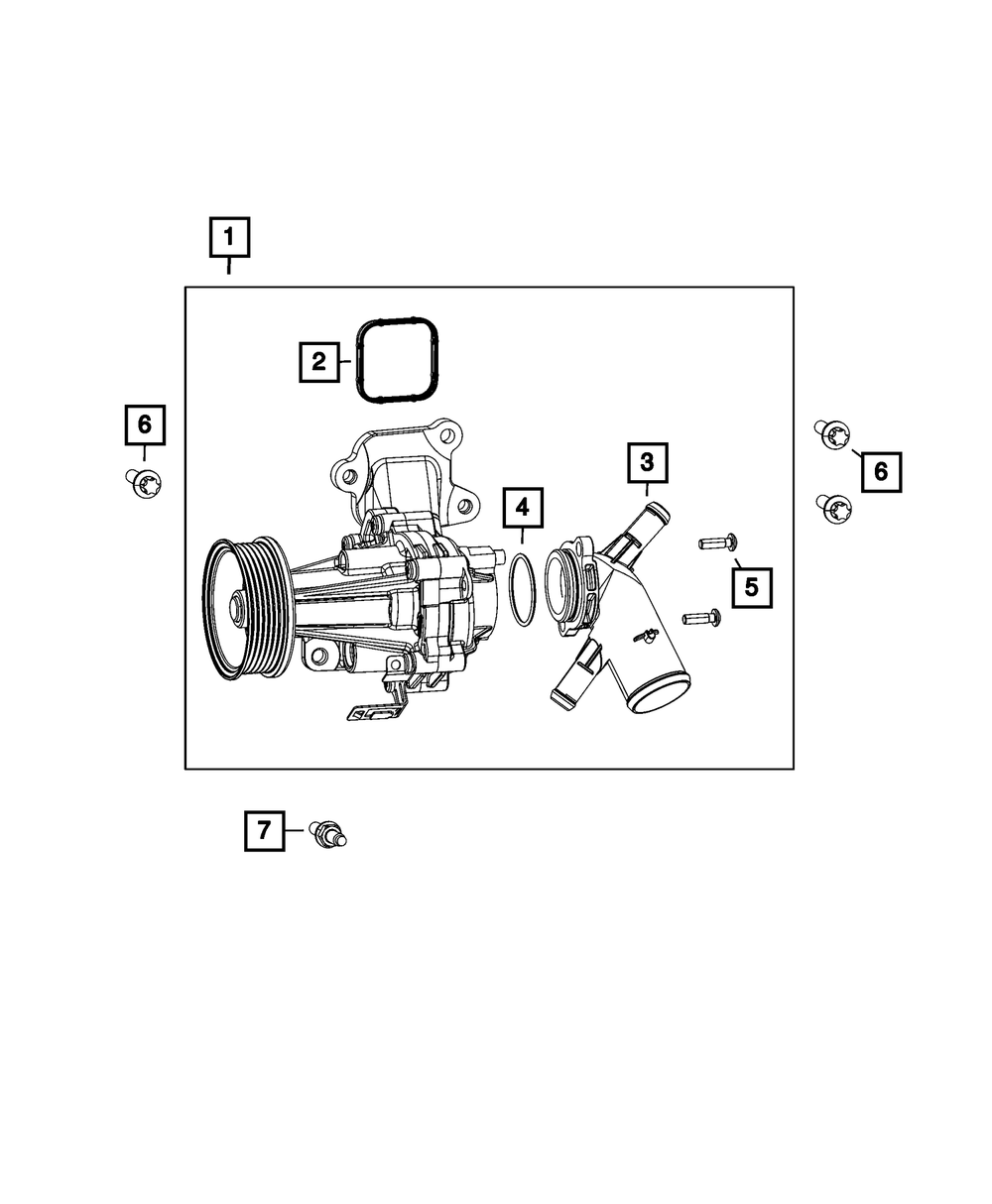 2023-2025 Jeep Compass Water Inlet Tube 68624567AA | My Mopar Parts