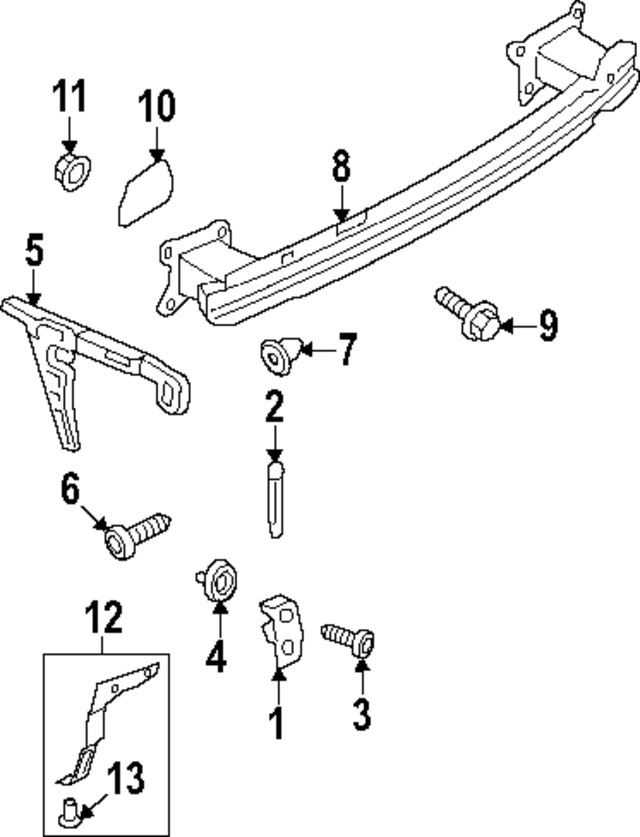 2017-2024 Audi Upper Guide 8W5-807-454-A | Audi USA Parts