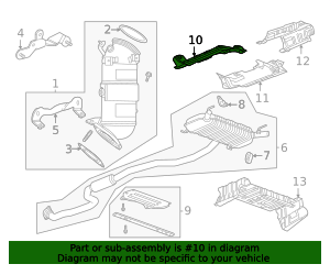 2020-2022 Cadillac Passenger Side Exhaust Front Underbody Heat Shield ...