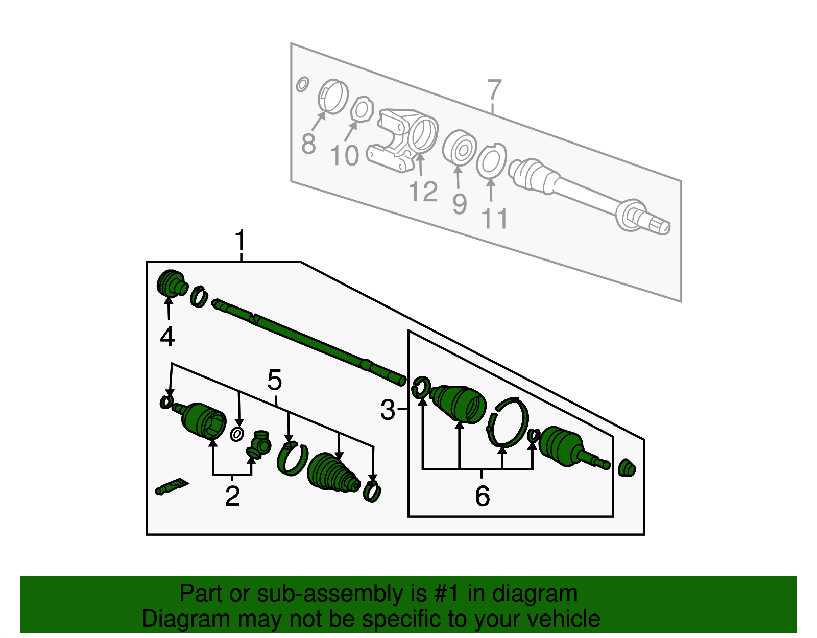 2004-2008 Acura TSX Axle Assembly 44306-SEA-N50 | OEMAcuraPart