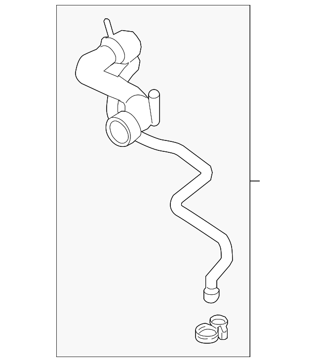 2010-2018 BMW Upper Hose 17-12-7-595-252 | OEM Parts Online