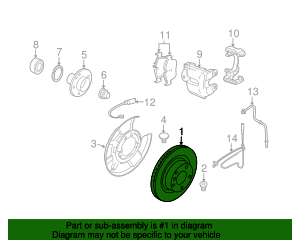 34-21-6-864-901 - Rotor - 2006-2015 BMW | Buy BMW Parts Now