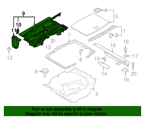 8W9-861-486-A-GW8 - Cargo Box 2017-2018 Audi A4 allroad | Audi OEM Parts