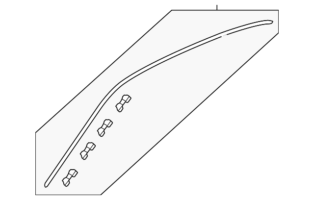 73163-T3L-A01 - Roof Molding - 2013-2017 Honda Accord | All Discount ...