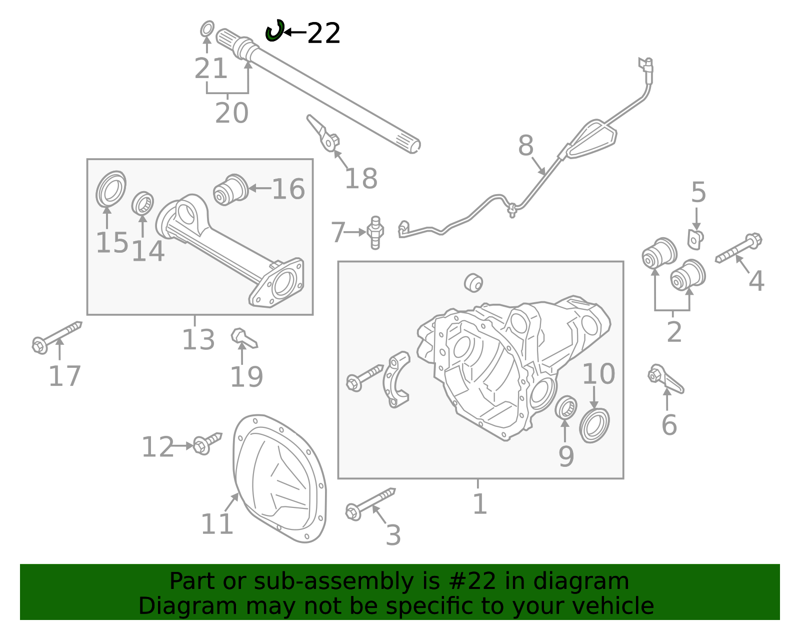 2007-2025 Ford Drive Axle Shaft Lock C-Clip 1L2Z-4B422-BA | OEM Parts ...