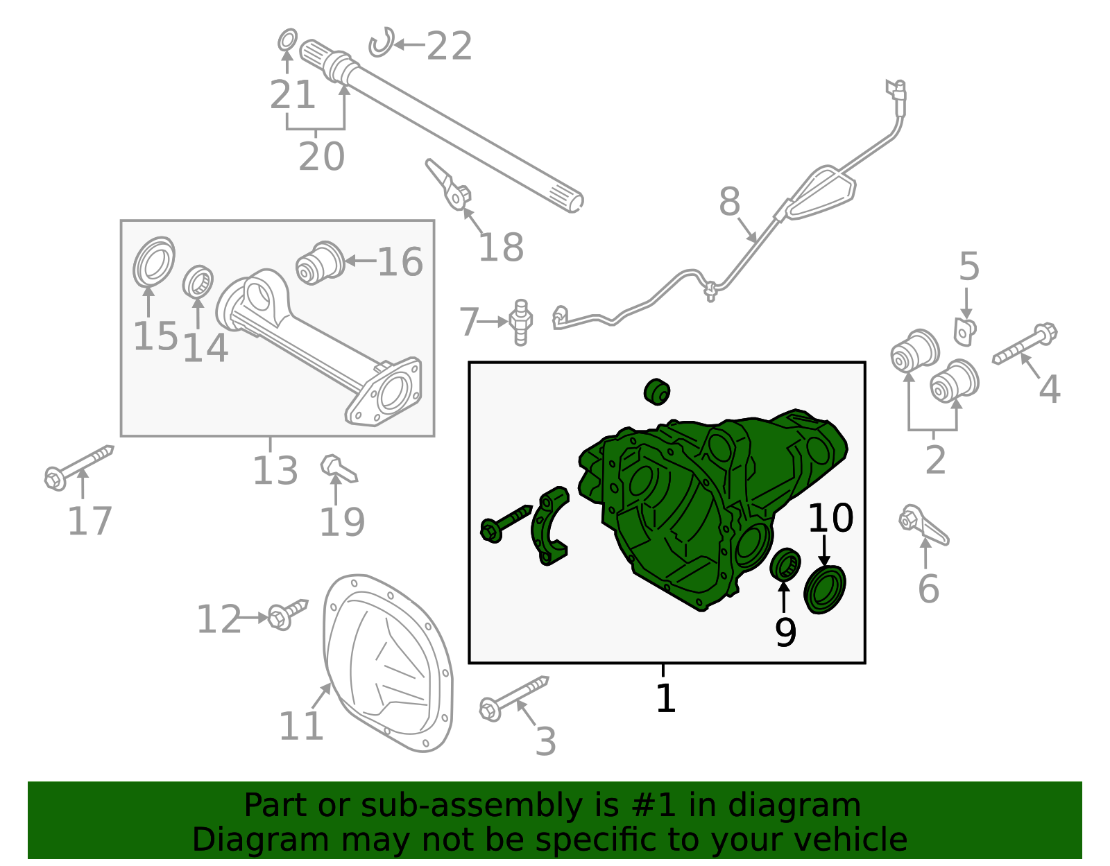 FL3Z-4026-C - Differential Assembly Ford 2007-2024 Ford | Parts for ...