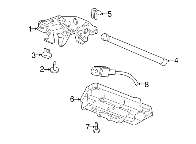 2016-2023 Chevrolet Camaro Folding Top Latch Sensor 84078068 ...