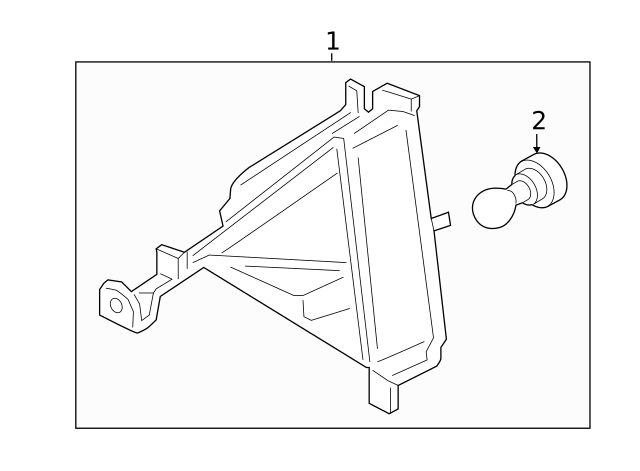92302-F2500 - Signal Lamp Assembly - 2019-2020 Hyundai Elantra | World ...